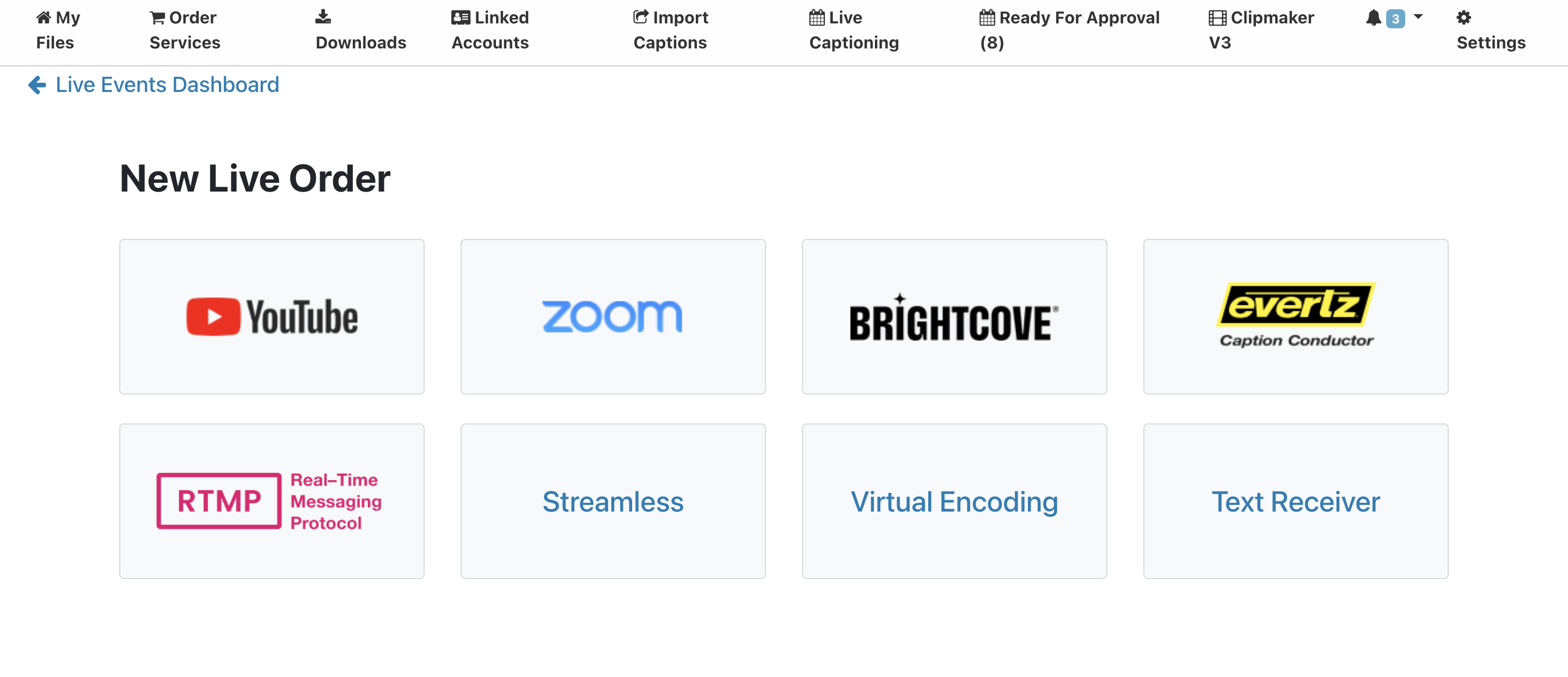 Brightcove Live Captioning: Scheduling a Live Event – 3Play Media Support