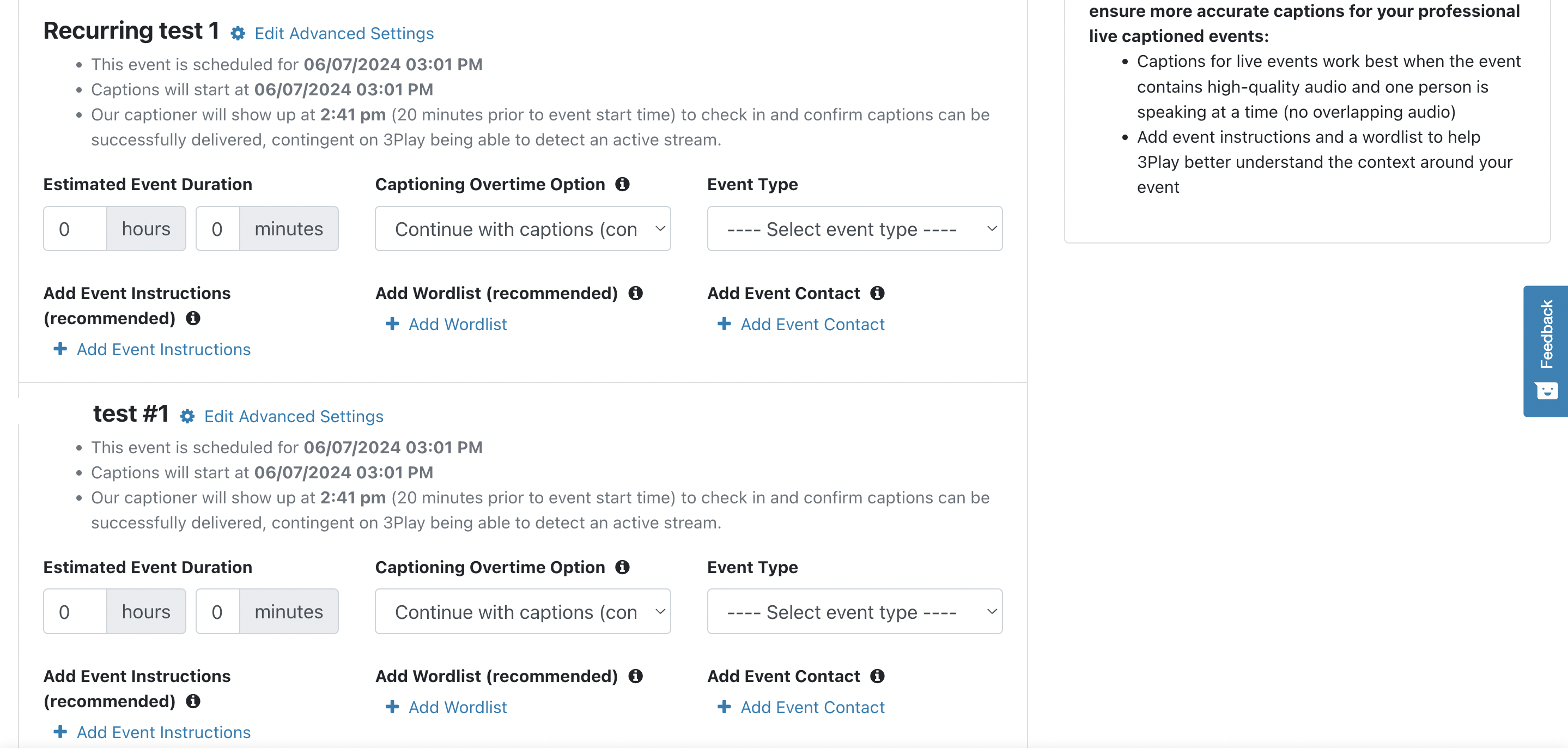 Brightcove Live Captioning: Setting up a captioned back up stream in ...