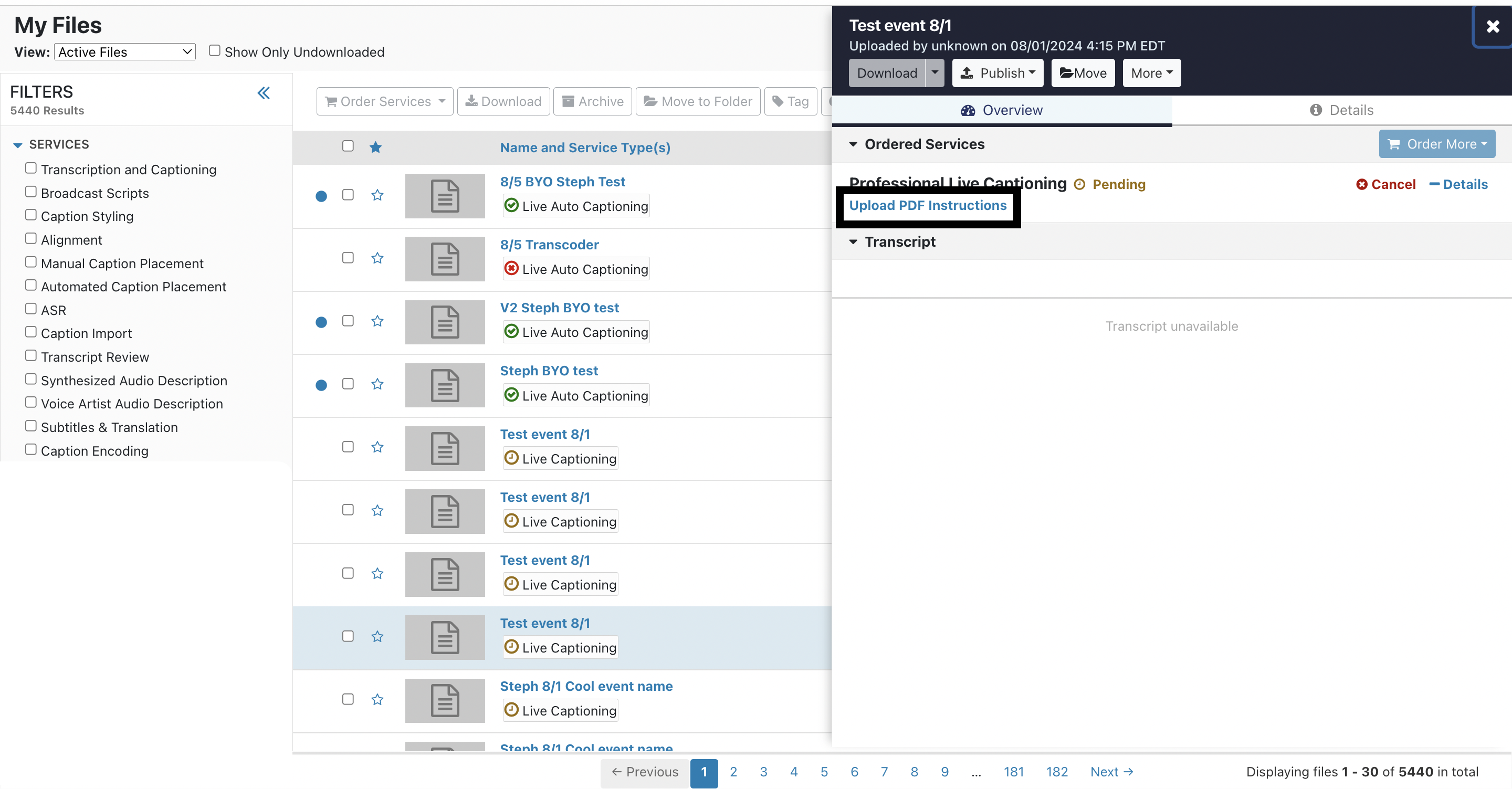 Adding a PDF to your Live Event – 3Play Media Support