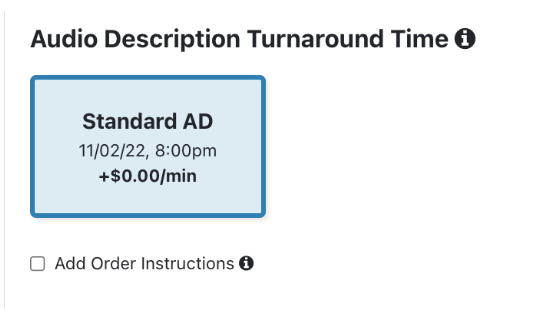 Spanish Audio Description: How to Order – 3Play Media Support